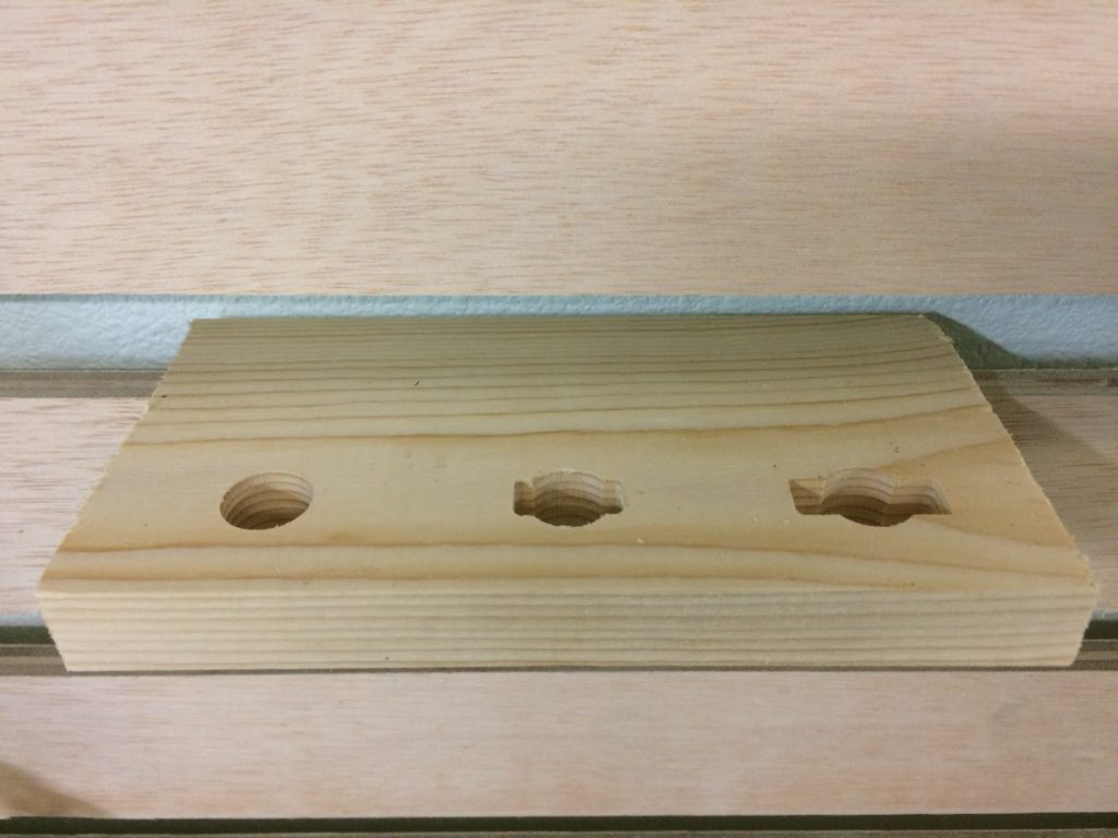 Today’s CNC Carving: A Chisel Rack